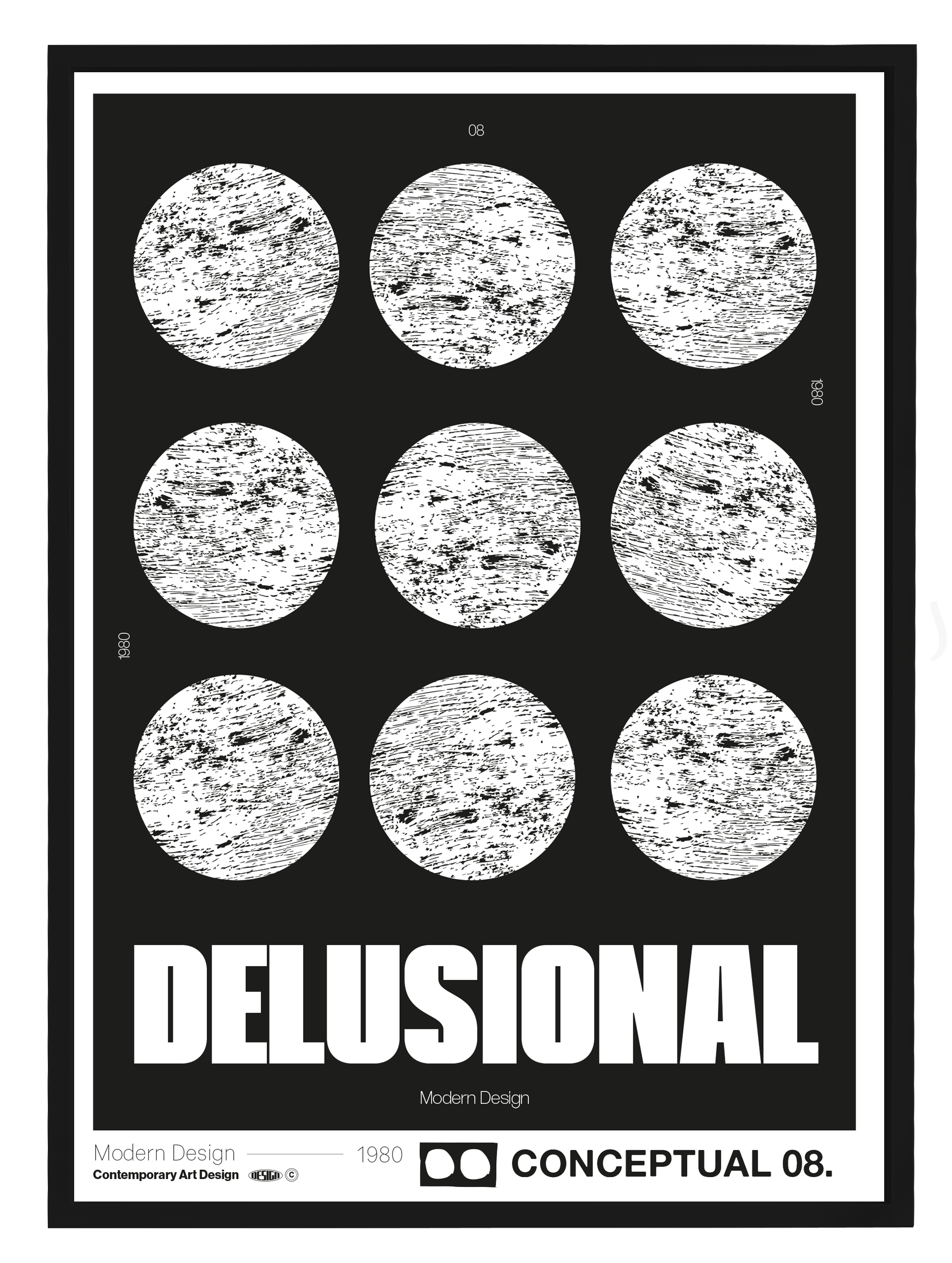 Delusional Curve Poster – Ardworks Designs