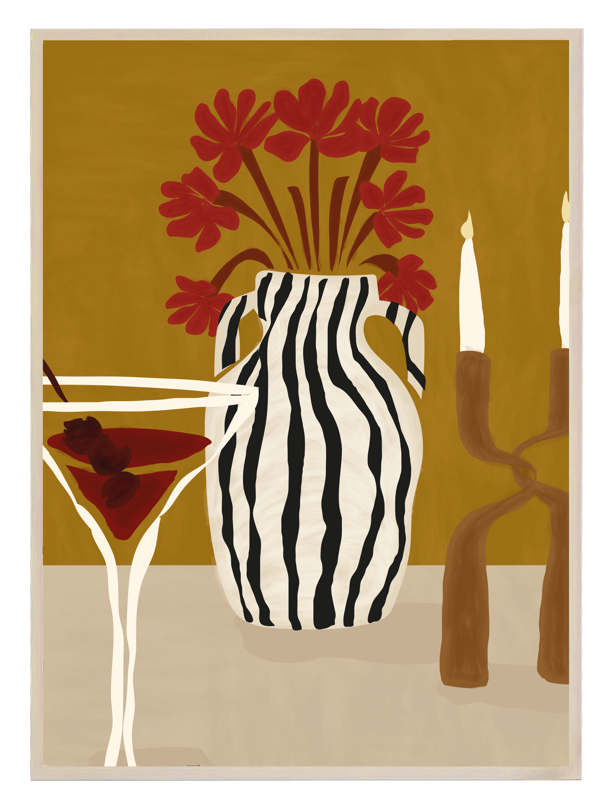 Juno’s Table Amber Poster – Ardworks Designs